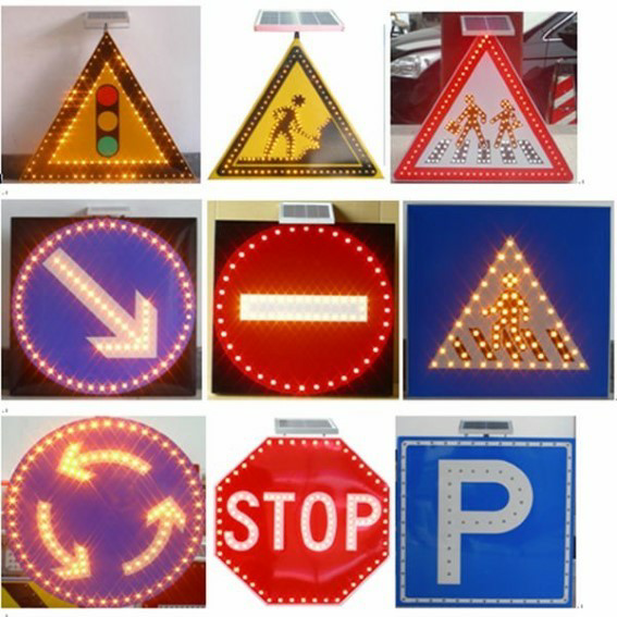 Solar Traffic Signs - Shawahid industrial roads co